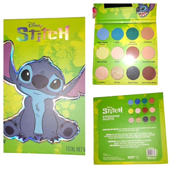 Disney | Makeup | Disney Stitch 2 Eyeshadow Palette Limited Edition ...